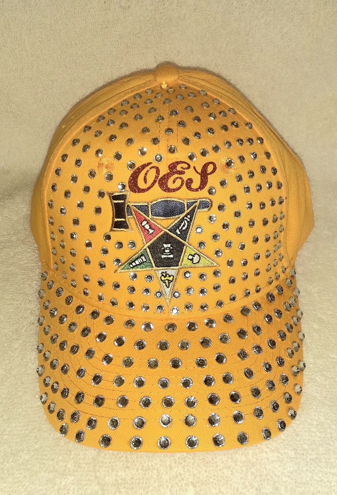 OES Order of Ther Eastern Star With Gavel Rhinestone Ball Cap - Etsy