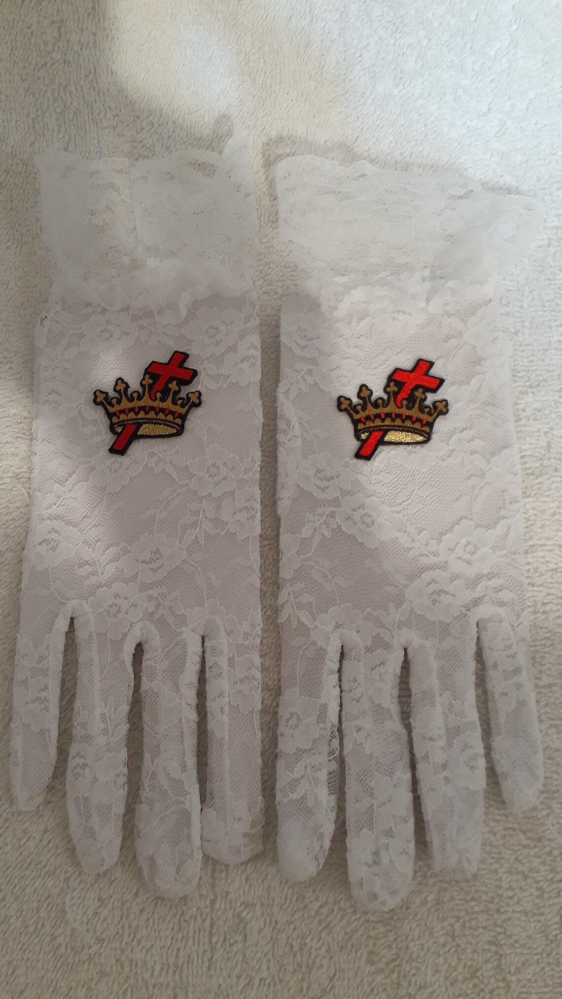 Cyrene Guild Lady Knights Logo Emblem Lace Gloves - Etsy