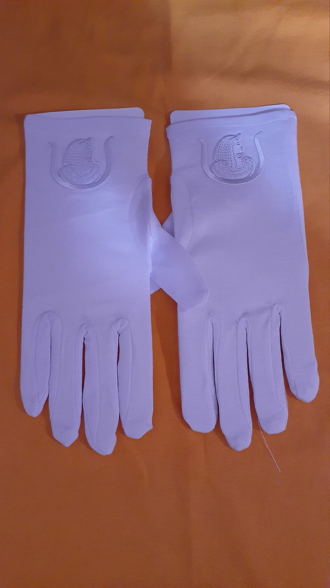 DOI PHA Daughter of Isis White Logo Cotton Gloves - Etsy