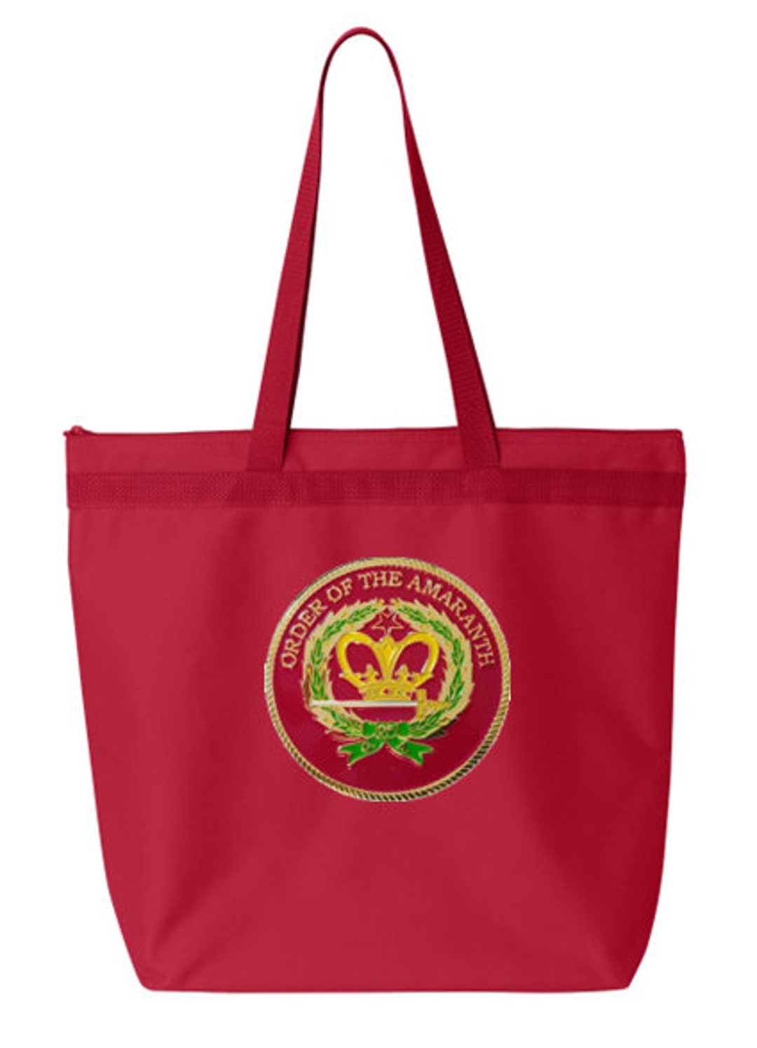Order of the Amaranth Logo Zipper Tote Bag With Shoulder - Etsy