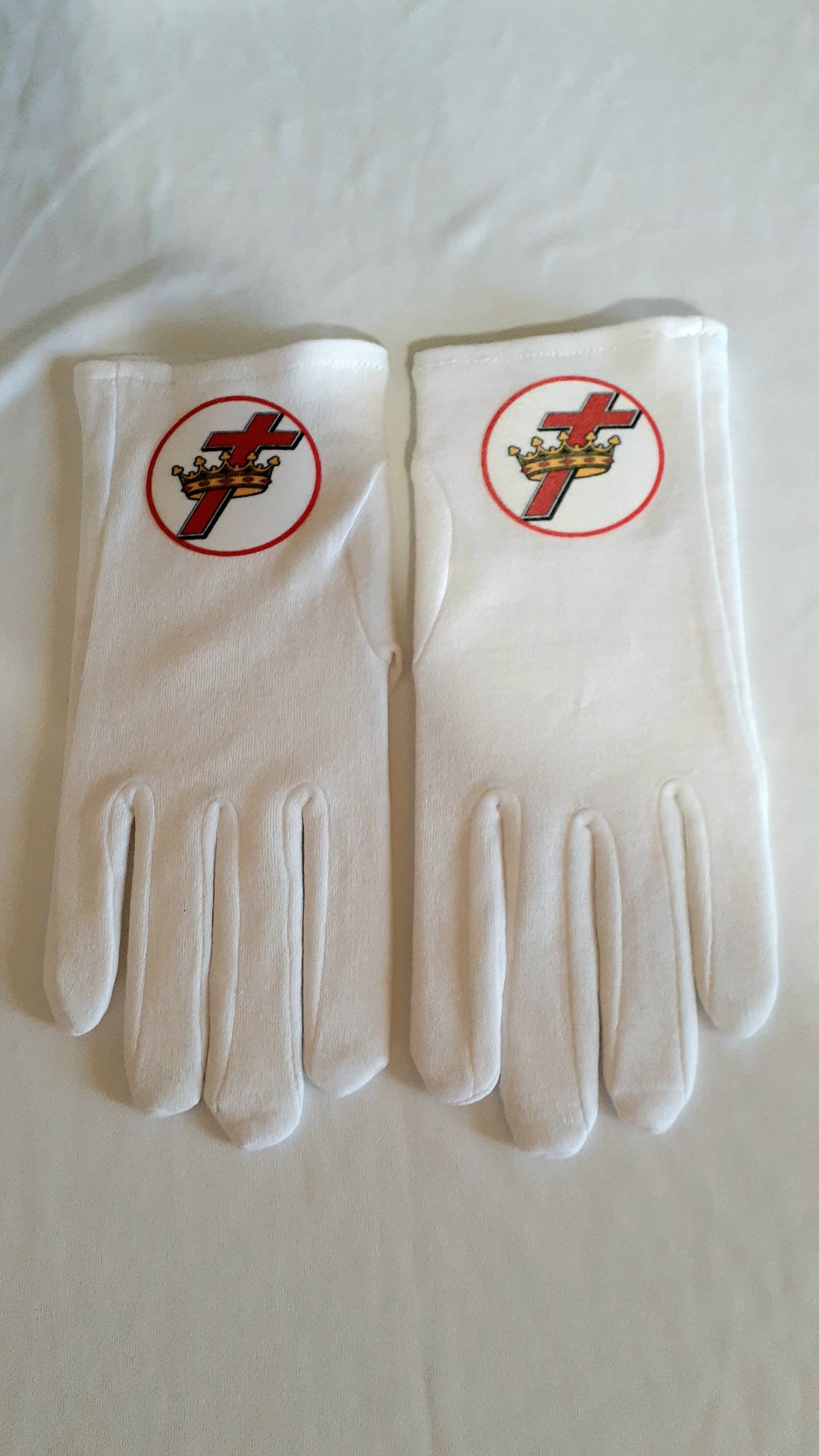 Cyrene - Guild - Crusaders - Lady Knights Logo Emblem Cotton Gloves - Etsy