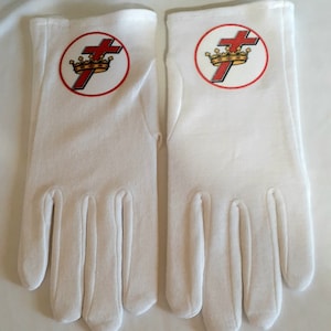 Cyrene - Guild - Crusaders - Lady Knights Logo Emblem Cotton Gloves - Etsy