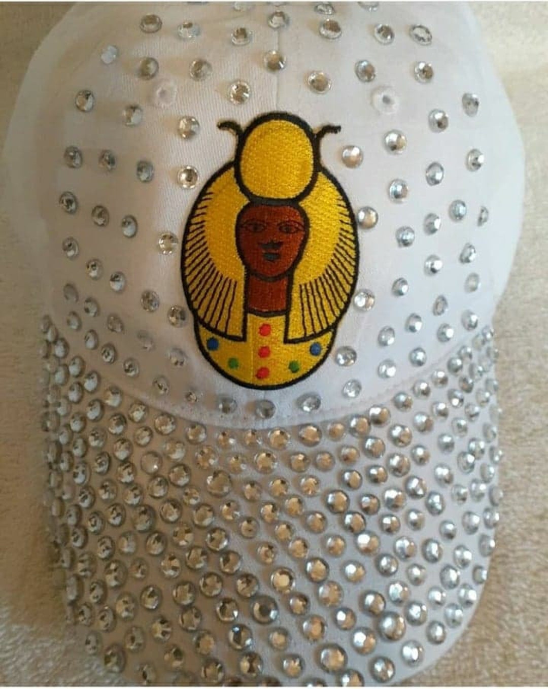 Daughter DOI PHO Logo Emblem Rhinestones Embellished Adjustable Ball ...