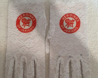 HOJ - Heroines of Jericho Logo Emblem Cotton Gloves. - Etsy