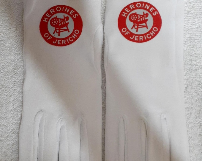 HOJ - Heroines of Jericho Logo Emblem Cotton Gloves. - Etsy