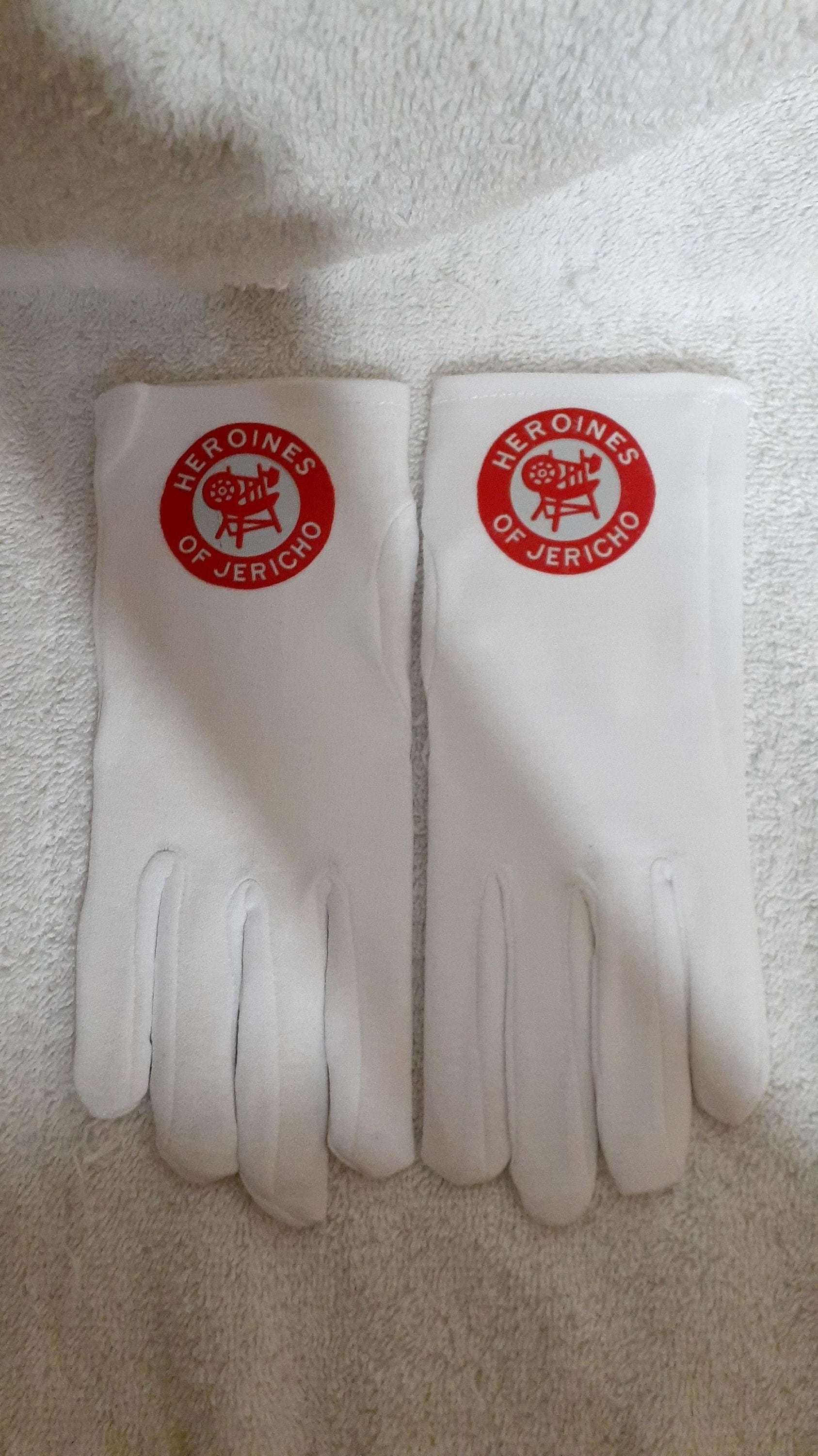 HOJ Heroines of Jericho Logo Emblem Cotton Gloves. - Etsy Australia