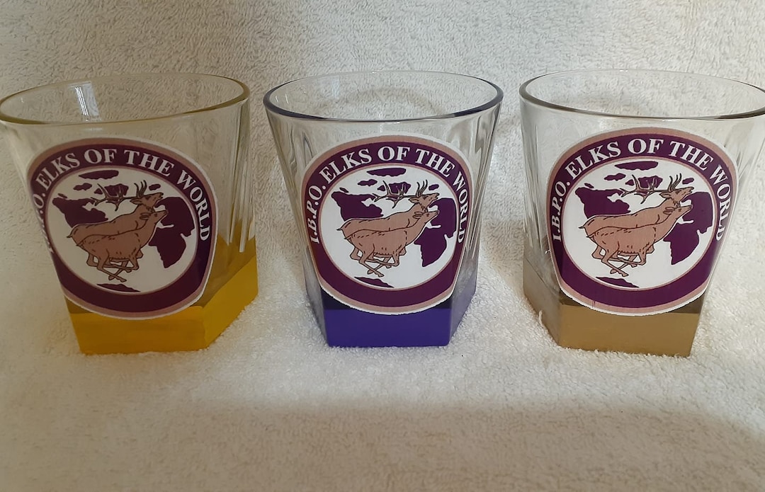 IBPOEW - DOE - PGDR Elks Logo Glassware - Etsy