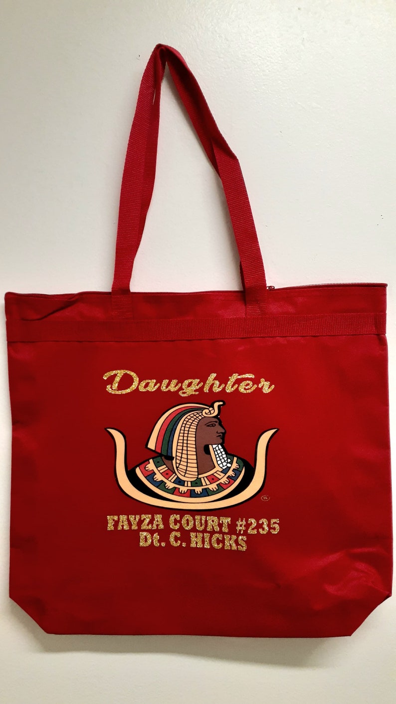 DOI Daughter of Isis PHA Zipper Tote Bag With Logo Image - Etsy