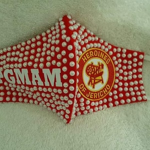 HOJ Heroines of Jericho Logo Emblem Pearls Face Mask - Etsy