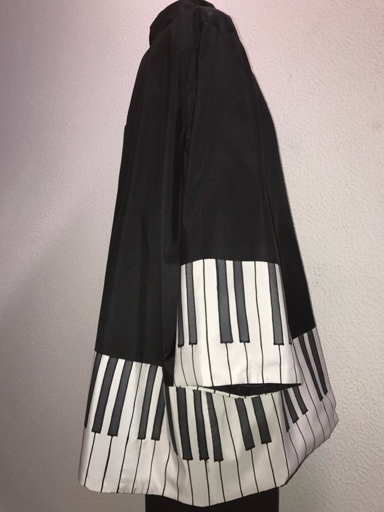 Hand Painted Silk Music Piano Keyboard Reversible Jacket by - Etsy