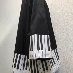 Hand Painted Silk Music Piano Keyboard Reversible Jacket by Designer ...