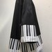 Hand Painted Silk Music Piano Keyboard Reversible Jacket by Designer ...