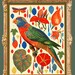 Parrot Art Print, Colourful Forest Painting, Bird Poster, Nature ...
