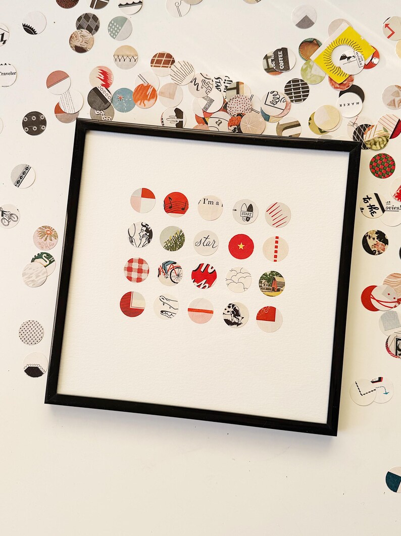 Pearl!, Dot Collage - Etsy