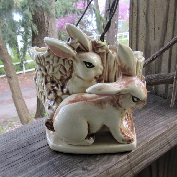 Rabbit Planter - Etsy