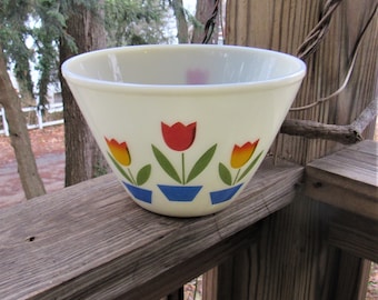 Fire King Tulip Pattern - Etsy