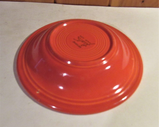 GENUINE RADIOACTIVE RED Fiesta Flat Rimmed Soup Bowl, 8 - Etsy