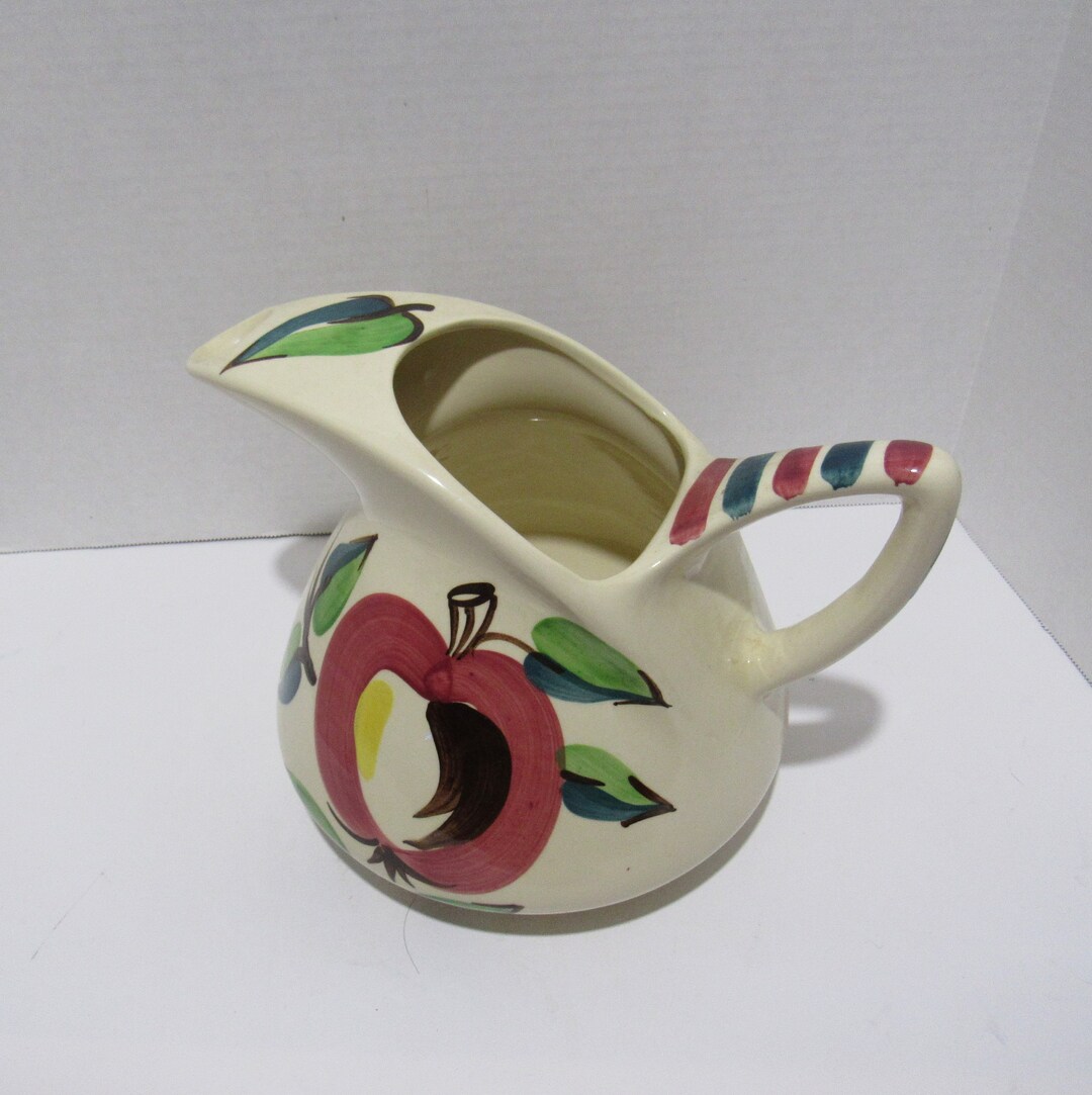 PURINTON OPEN APPLE Squat Pitcher - Etsy