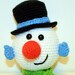 PDF PATTERN: Snowflake the Snowman Noggin Pal - Etsy