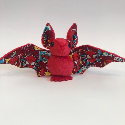 Red Mint Green Strawberry Bat Plush Stuffed Animal Softie - Etsy