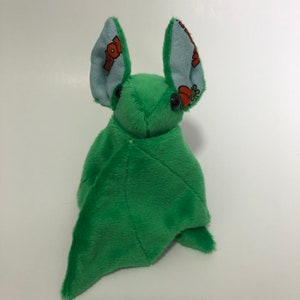 Green Yoshi Bat Plush, Stuffed Animal, Softie, Made From Licensed ...