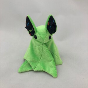 Green Music Note Bat Plush, Stuffed Animal, Softie - Etsy