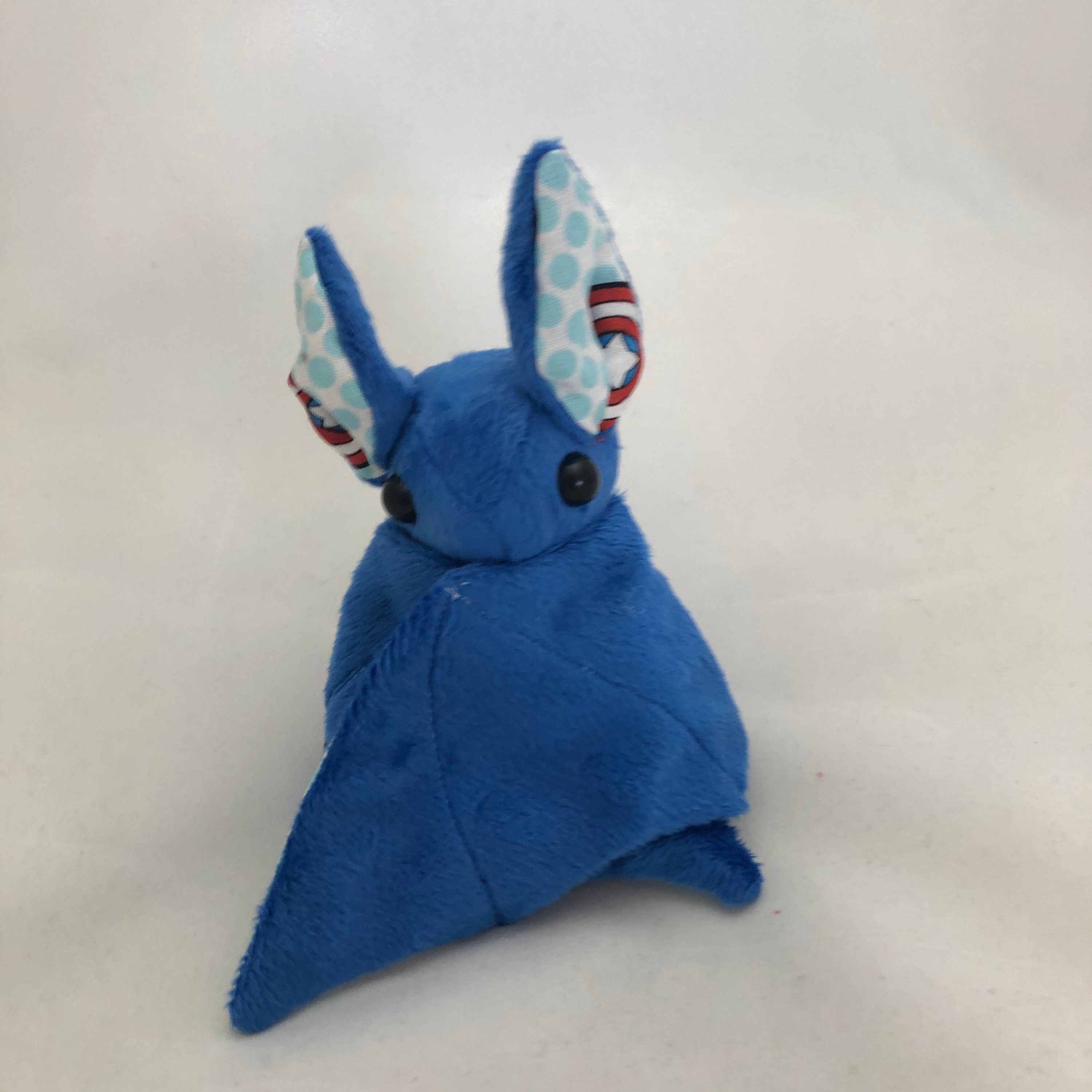 America Blue Bat Plush Stuffed Animal Softie - Etsy UK