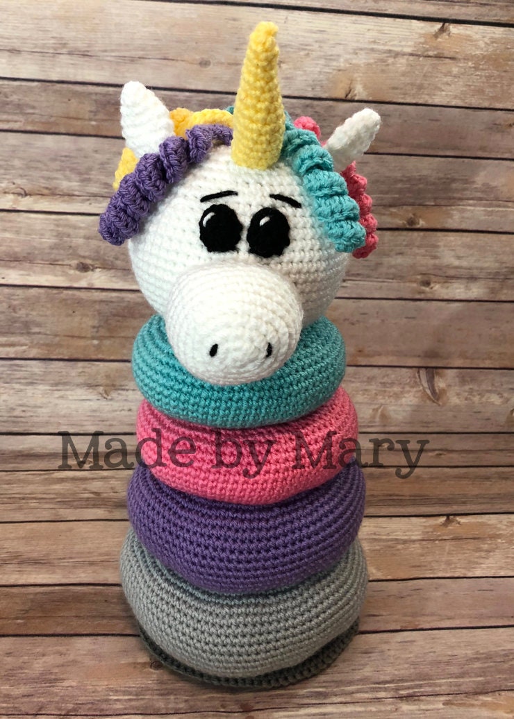 PDF PATTERN: Ring Stacker Fantasy Animals crochet Pattern | Etsy UK