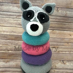 PDF PATTERN: Ring Stacker Woodland Animals **crochet Pattern Only, Not ...