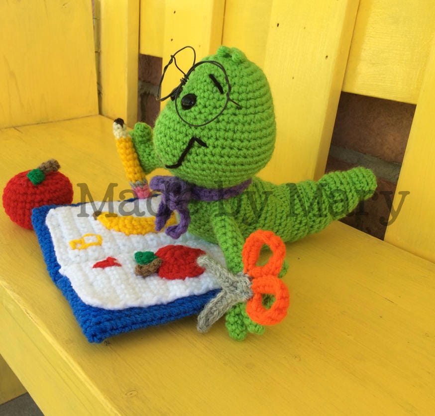 PDF PATTERN: Bookworm Amigurumi *crochet Pattern Only, Not Actual Doll ...