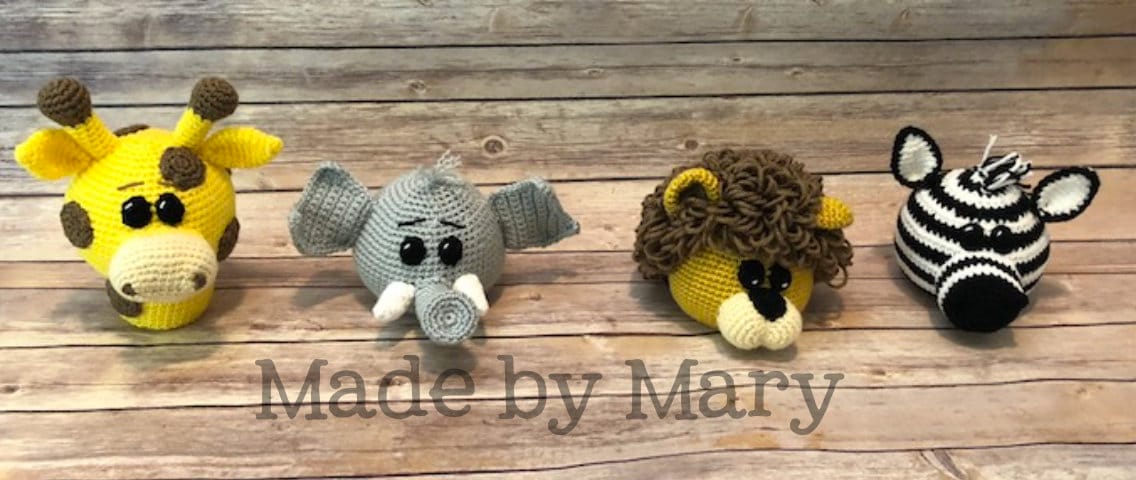 PDF PATTERN: Ring Stacker Zoo Animals 1 **crochet Pattern Only, Not ...