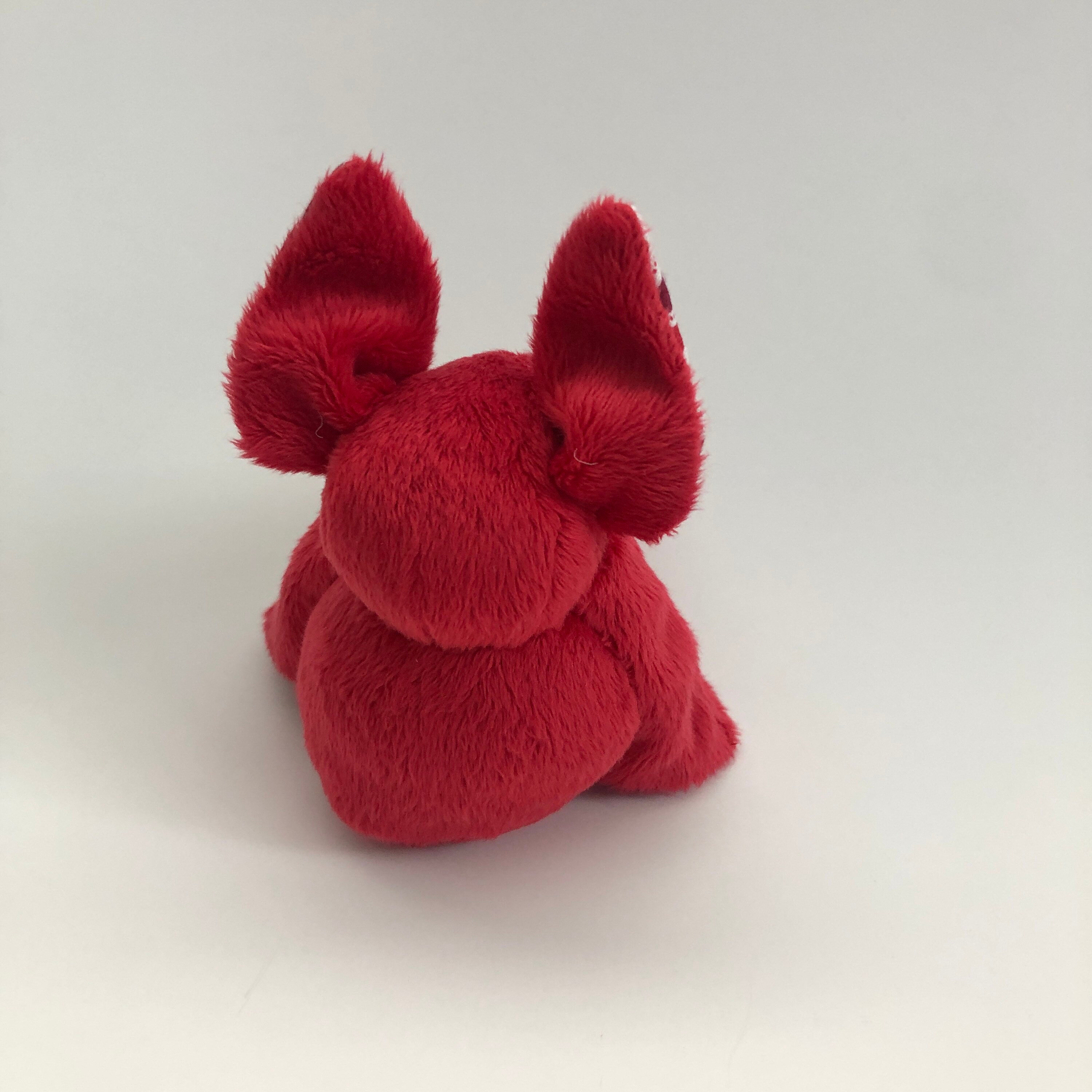 Peppermint Red Bat Plush, Stuffed Animal, Softie - Etsy