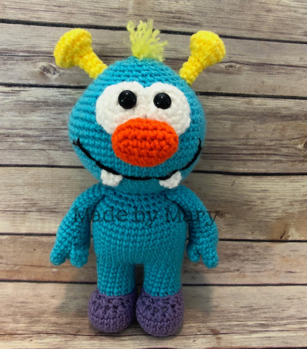 PDF PATTERN: Mack the Monster **crochet Pattern Only, Not Actual Doll ...