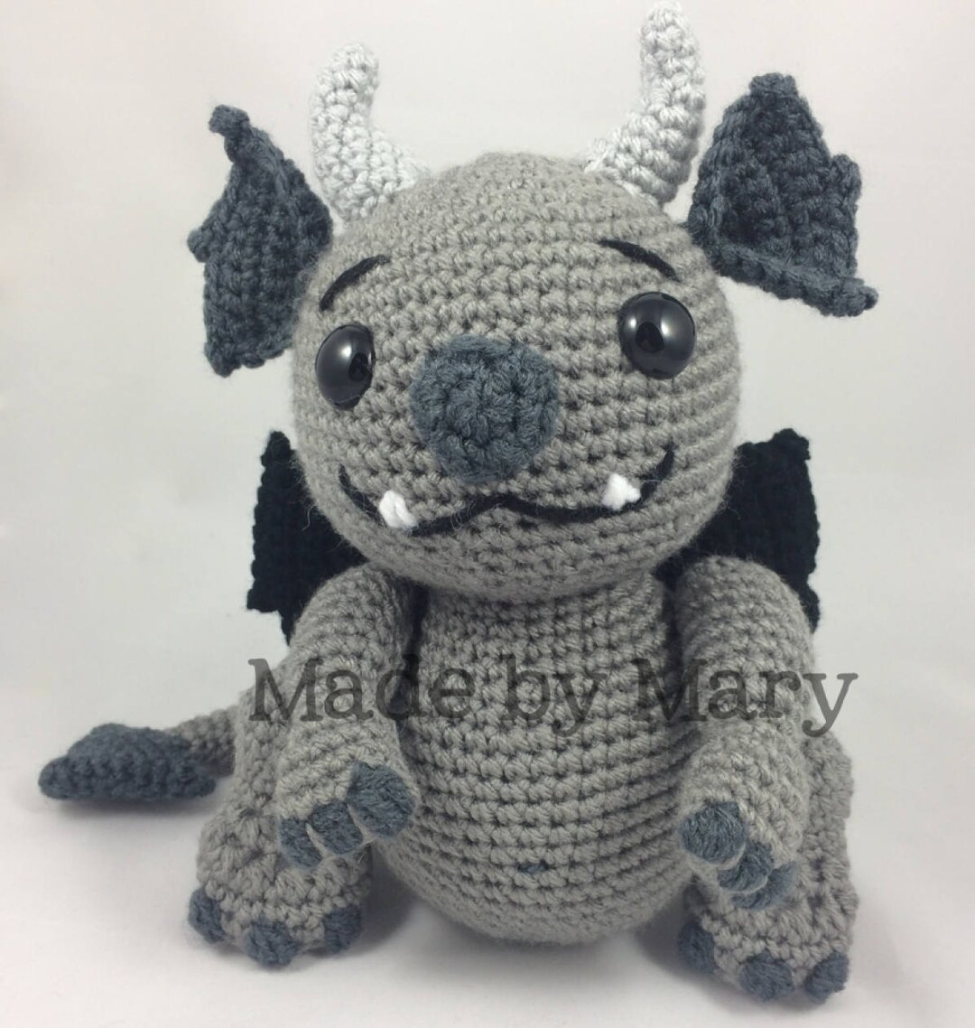 PDF PATTERN: Gronk the Gargoyle Amigurumi Pattern *crochet Pattern Only ...