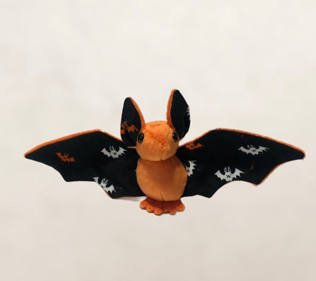 Glow-in-the-dark Bats Bat Plush, Stuffed Animal, Softie - Etsy