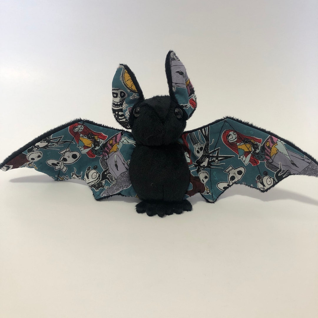 Black Nightmare Fear Fest Bat Plush, Stuffed Animal, Softie - Etsy