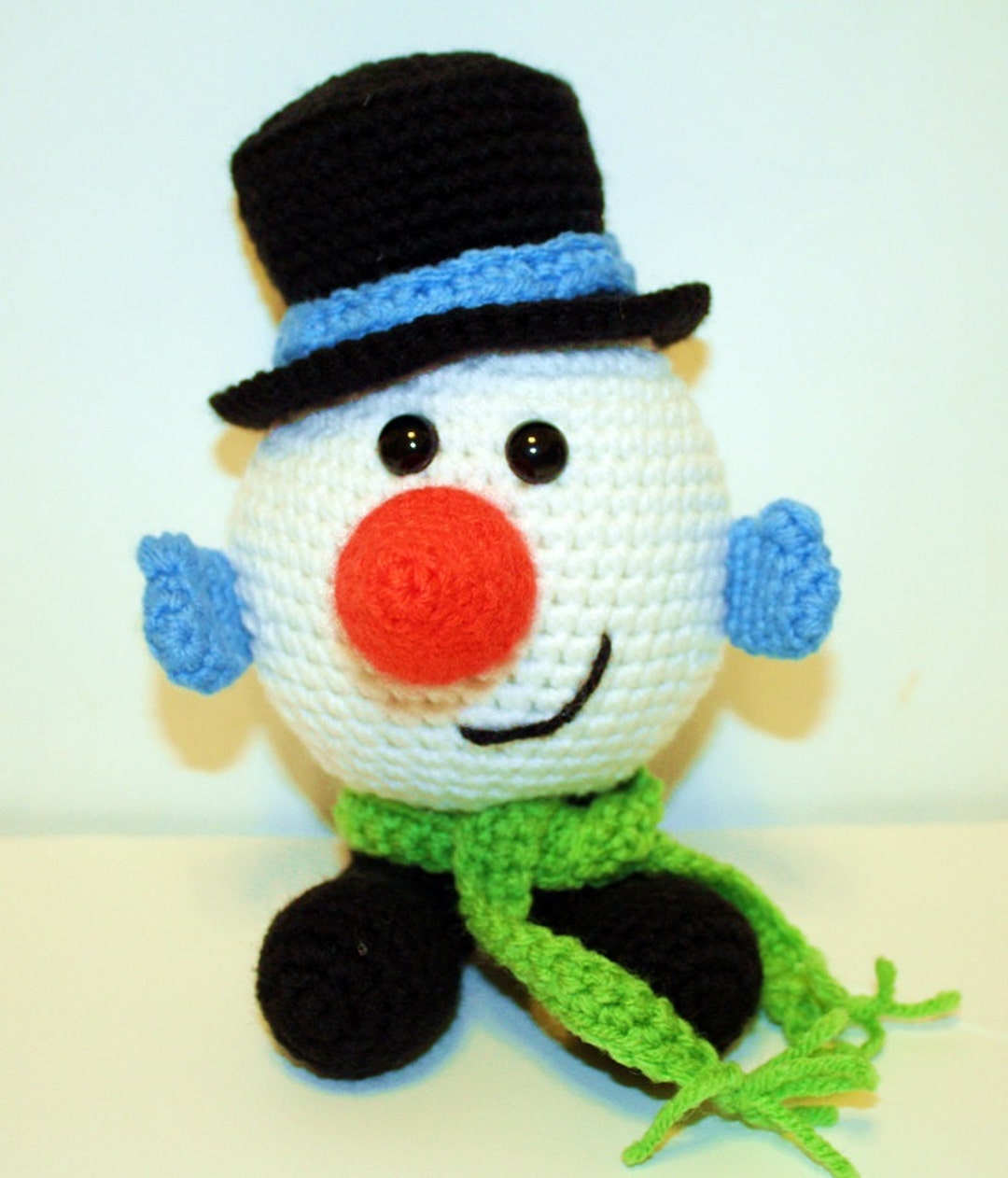 PDF PATTERN: Snowflake the Snowman Noggin Pal - Etsy