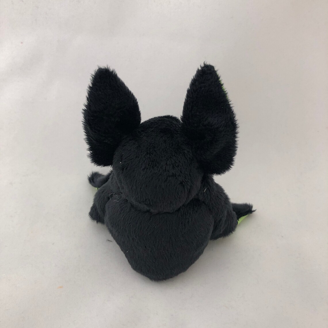 Black Lime Green Bat Wing Bat Plush Stuffed Animal Softie | Etsy