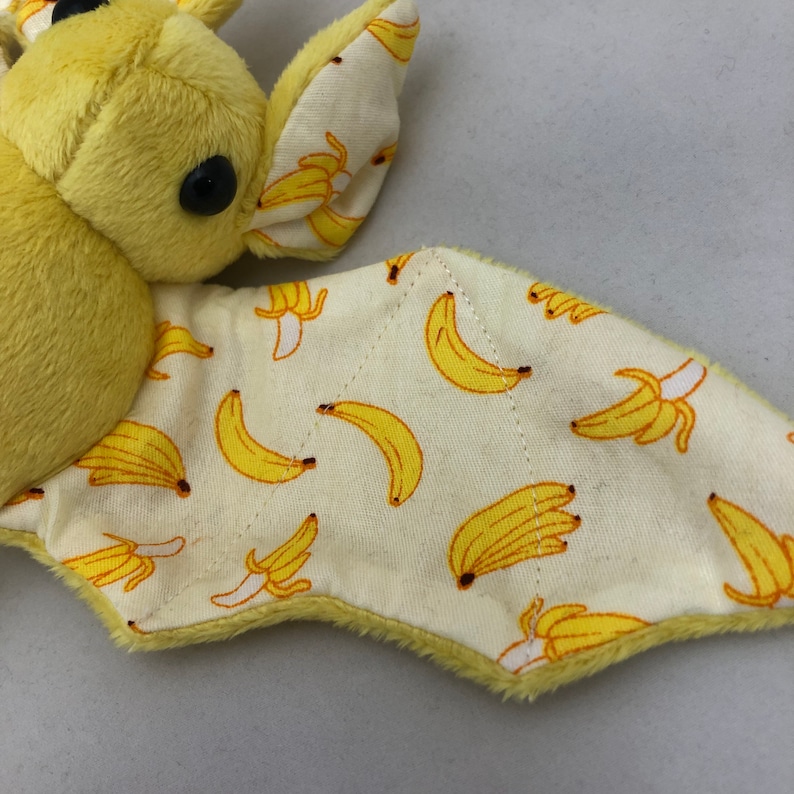 Yellow Banana Bat Plush Stuffed Animal Softie - Etsy
