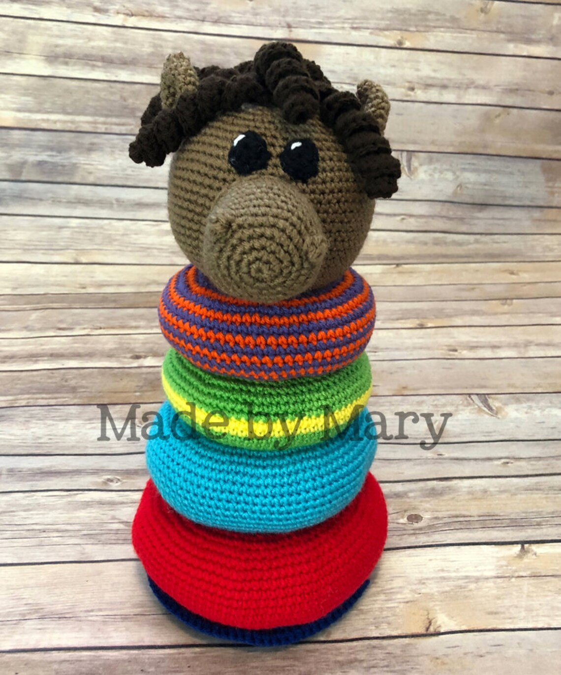 PDF PATTERN: Ring Stacker Farm Animals **crochet Pattern Only, Not ...