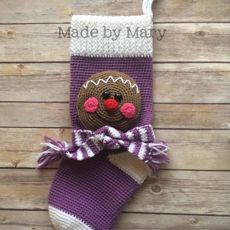 Gingerbread Stocking - Etsy