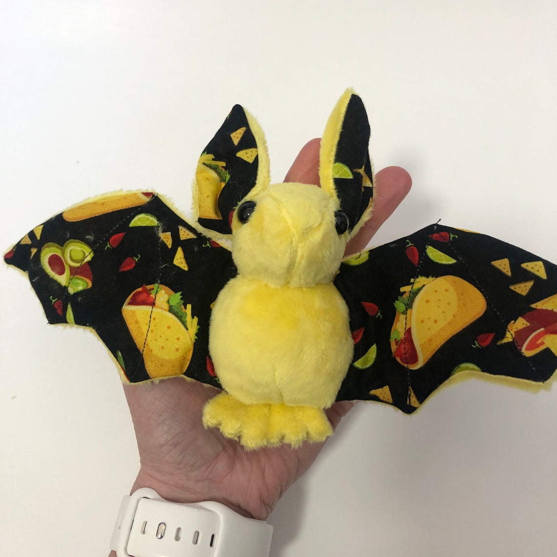 Yellow Taco Bat Plush Stuffed Animal Softie - Etsy