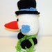 PDF PATTERN: Snowflake the Snowman Noggin Pal - Etsy