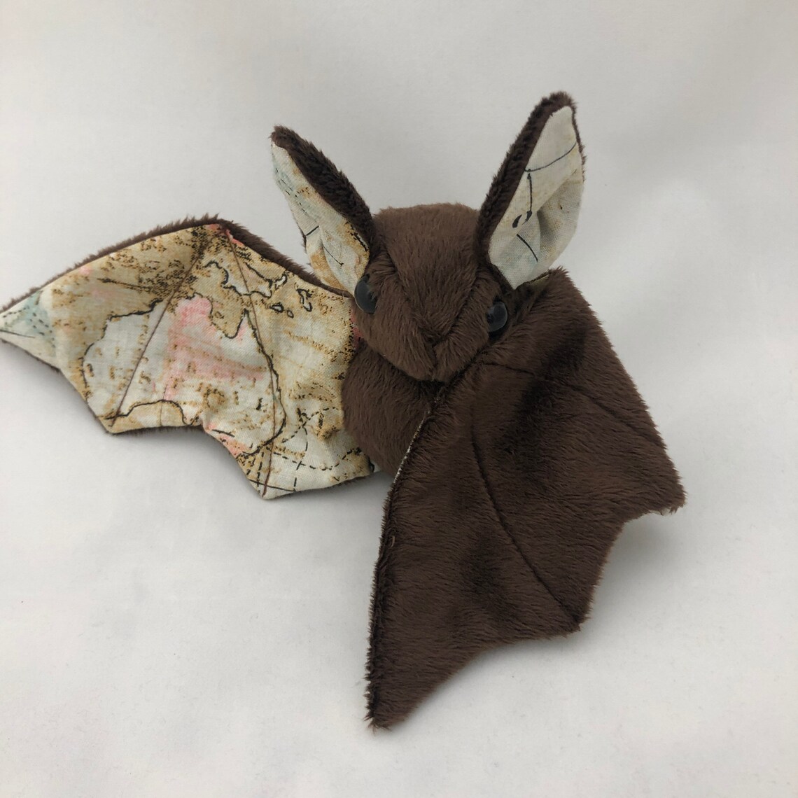 World Map Bat Plush Stuffed Animal Softie - Etsy