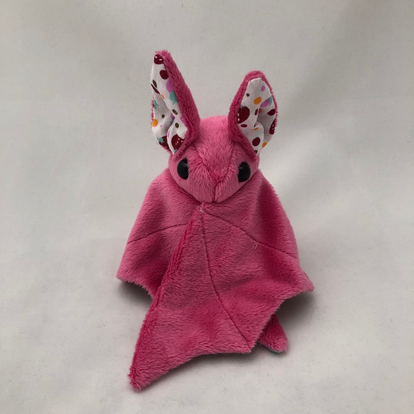 Strawberry Pink Bat Plush Stuffed Animal Softie - Etsy