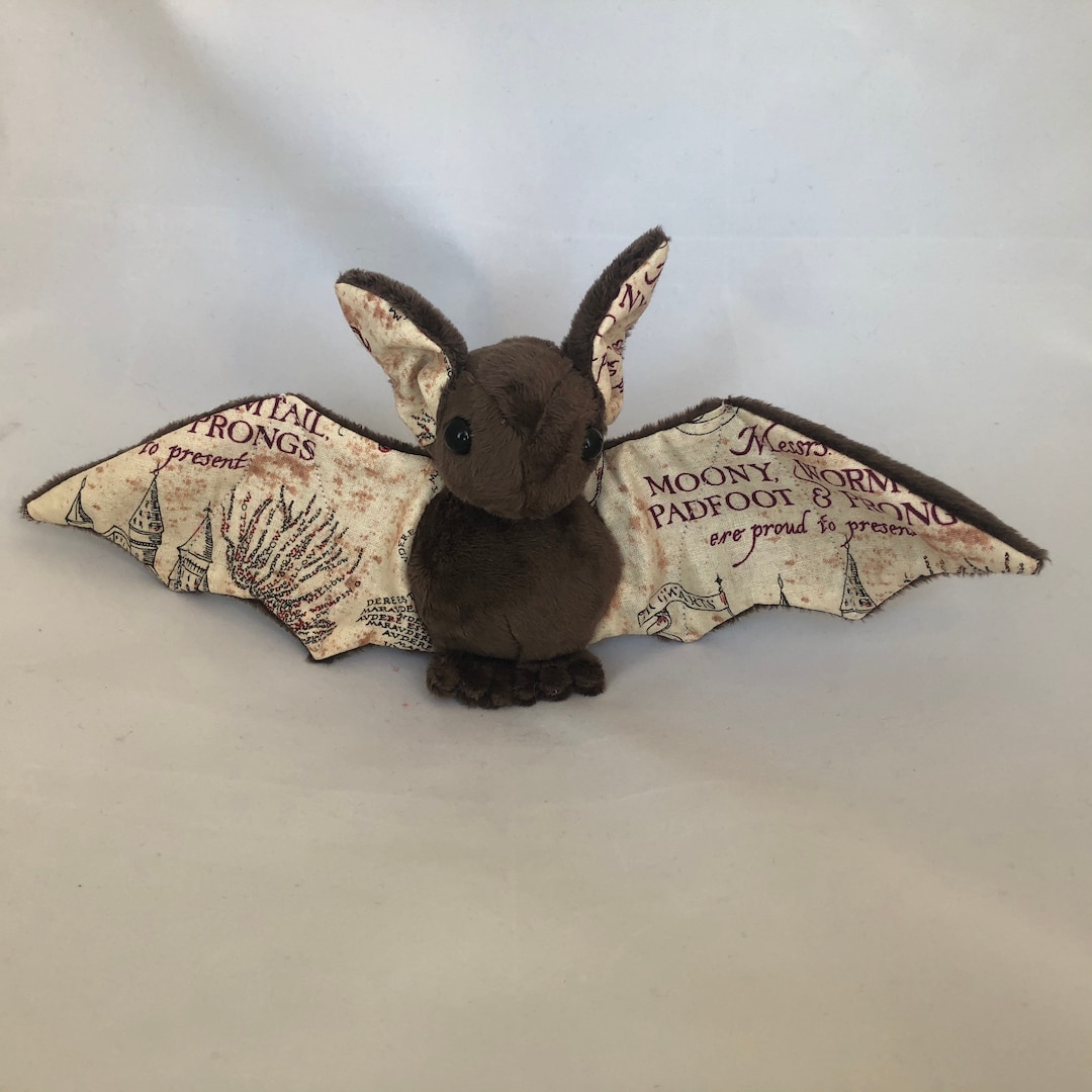 Wizard Map Bat Plush, Stuffed Animal, Softie - Etsy