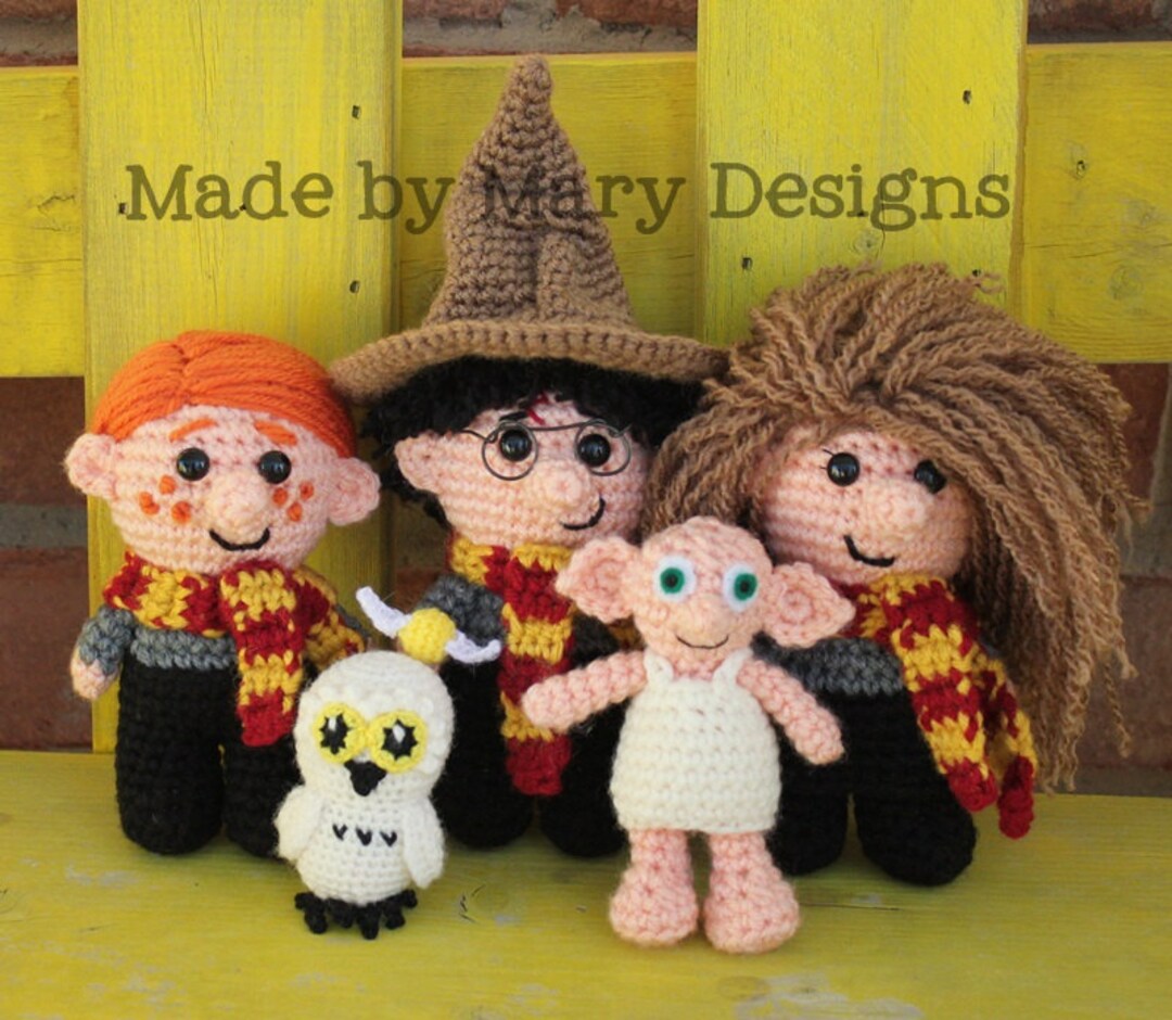 PDF PATTERN: Mini Wizard Friends Collection **crochet Pattern Only--not ...