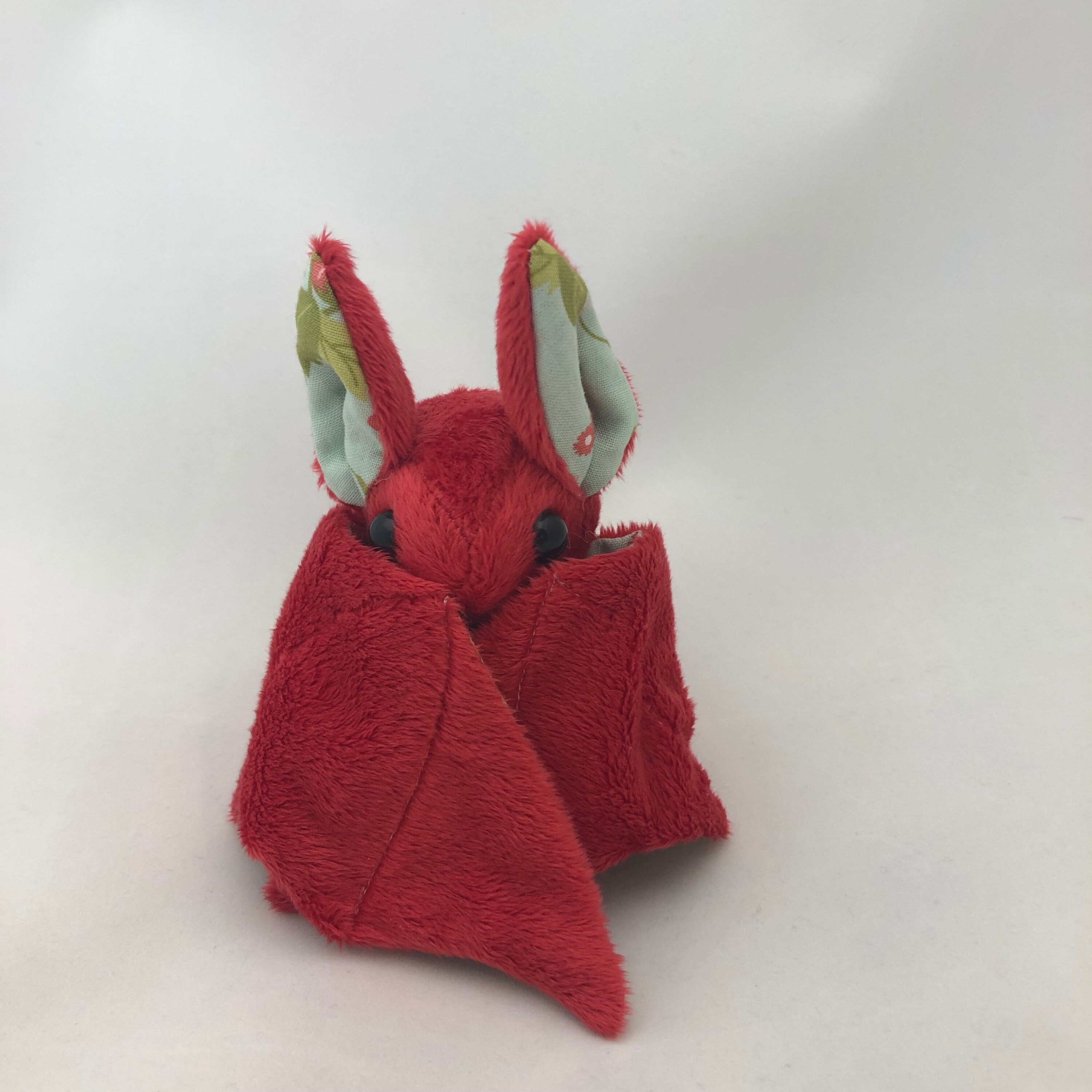Red Mint Green Strawberry Bat Plush Stuffed Animal Softie | Etsy