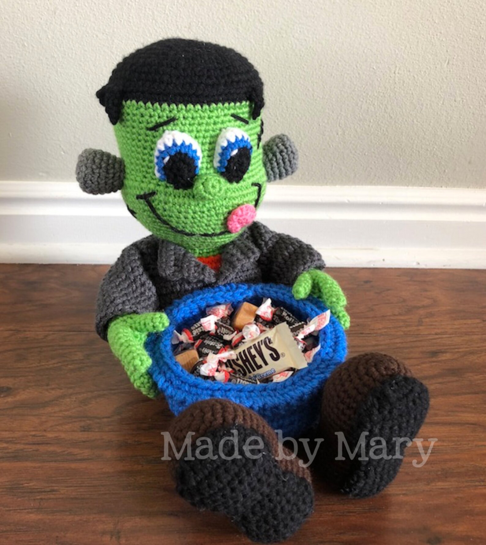 PDF PATTERN: Frankenstein Candy Bowl Crochet Pattern **crochet Pattern ...