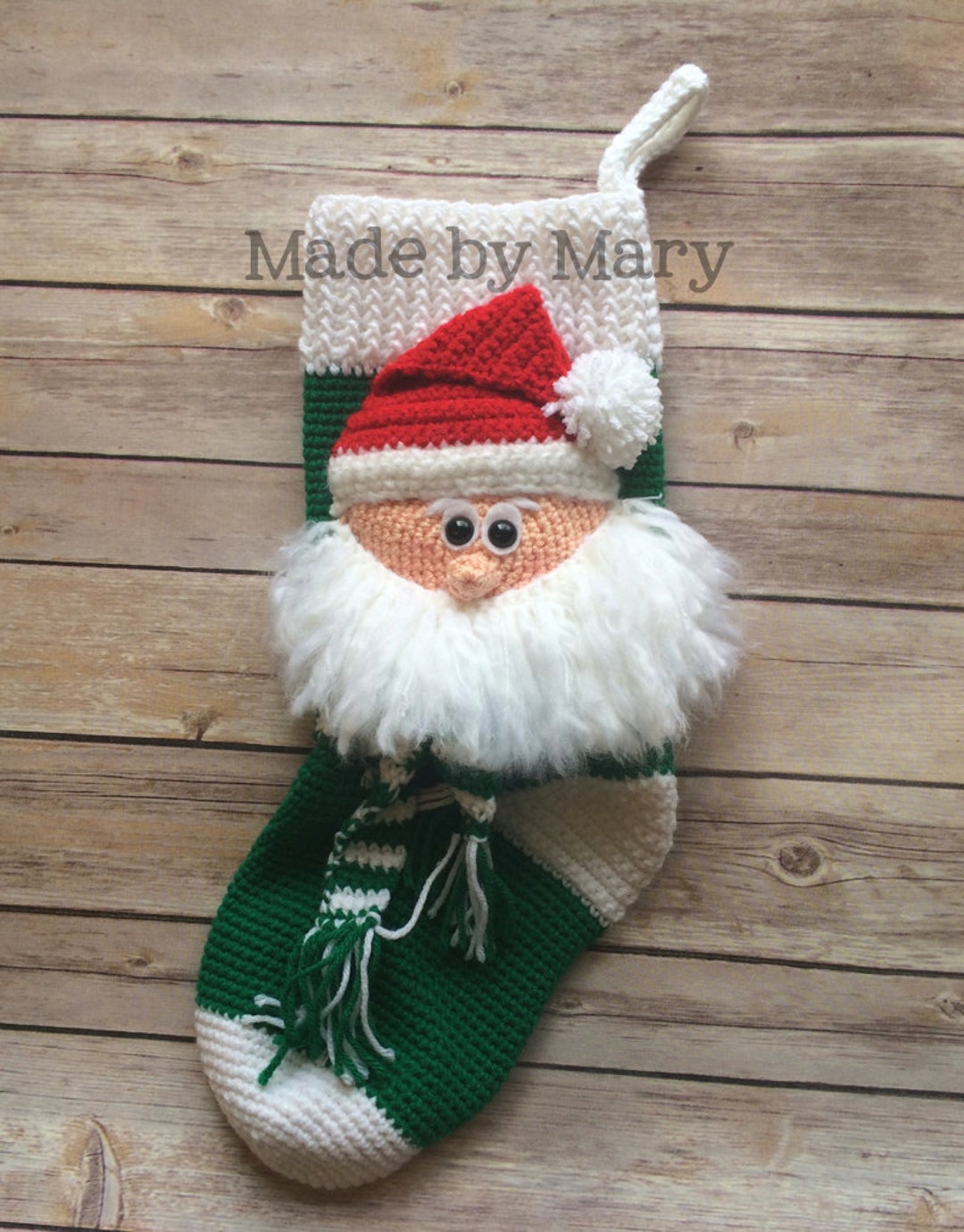 PDF Pattern: Santa Stocking **crochet Pattern Only!! Not Actual Item ...